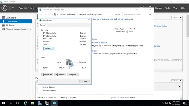 How to Configure LACP on Windows Server 2016 or Windows Server 2019?